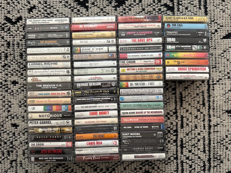 Cassette Tapes Part 6 (70’s, 80’s, 90’s) - Etsy