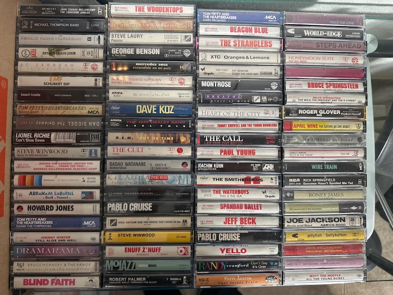 Cassette Tapes Part 3 (70’s, 80’s, 90’s) - Etsy