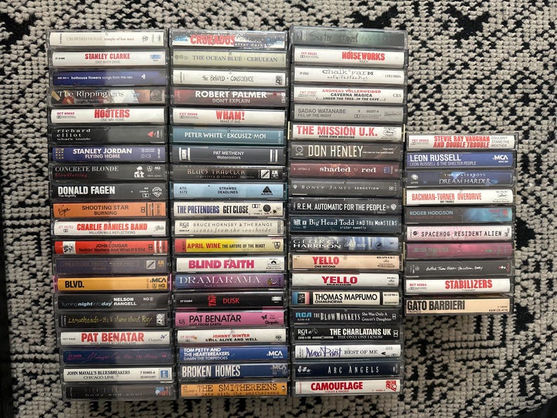 Cassette Tapes Part 5 (70’s, 80’s, 90’s) - Etsy