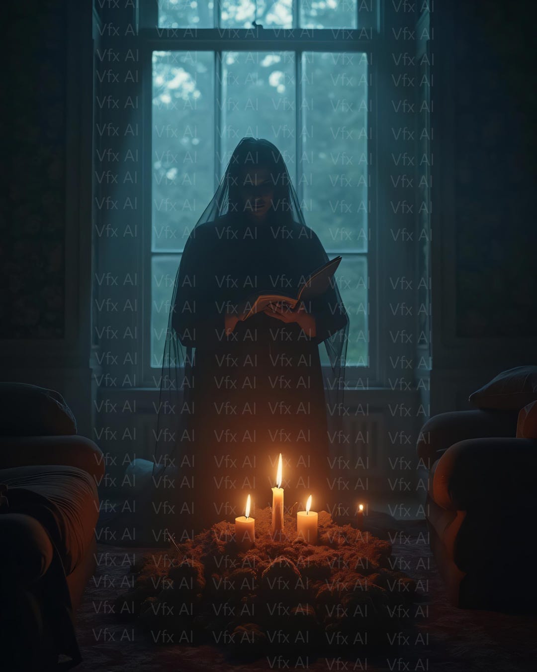 Pictures of a Creepy Storyteller Printable AI Art PNG Images 4K Video ...