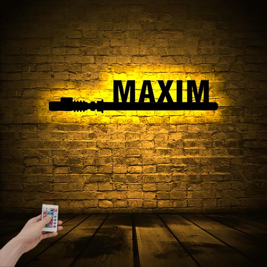 Custom Star Wars Lightsaber Neon LED Wall Sign - Etsy