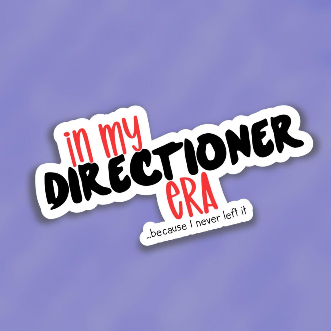 In My Directioner Era Sticker // One Direction // Diecut Sticker // Vinyl Sticker // Decal ...