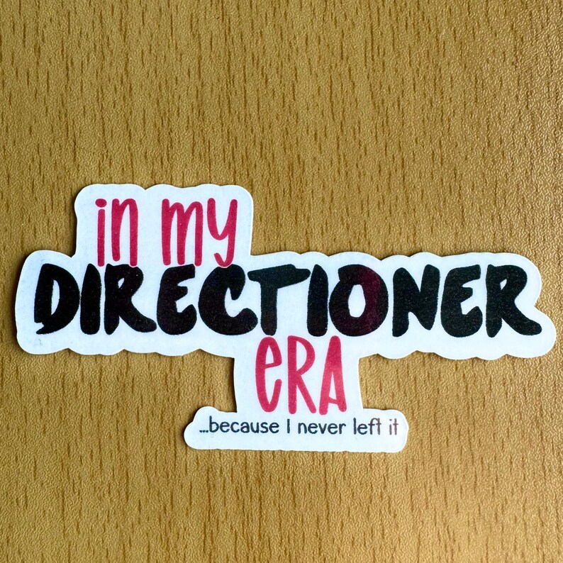 In My Directioner Era Sticker // One Direction // Diecut Sticker ...