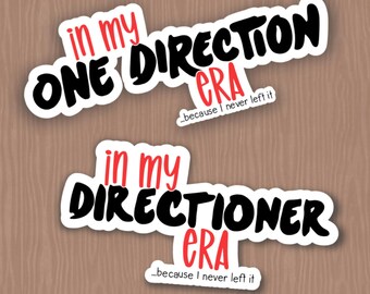 In My Directioner Era Sticker // One Direction // Diecut Sticker ...