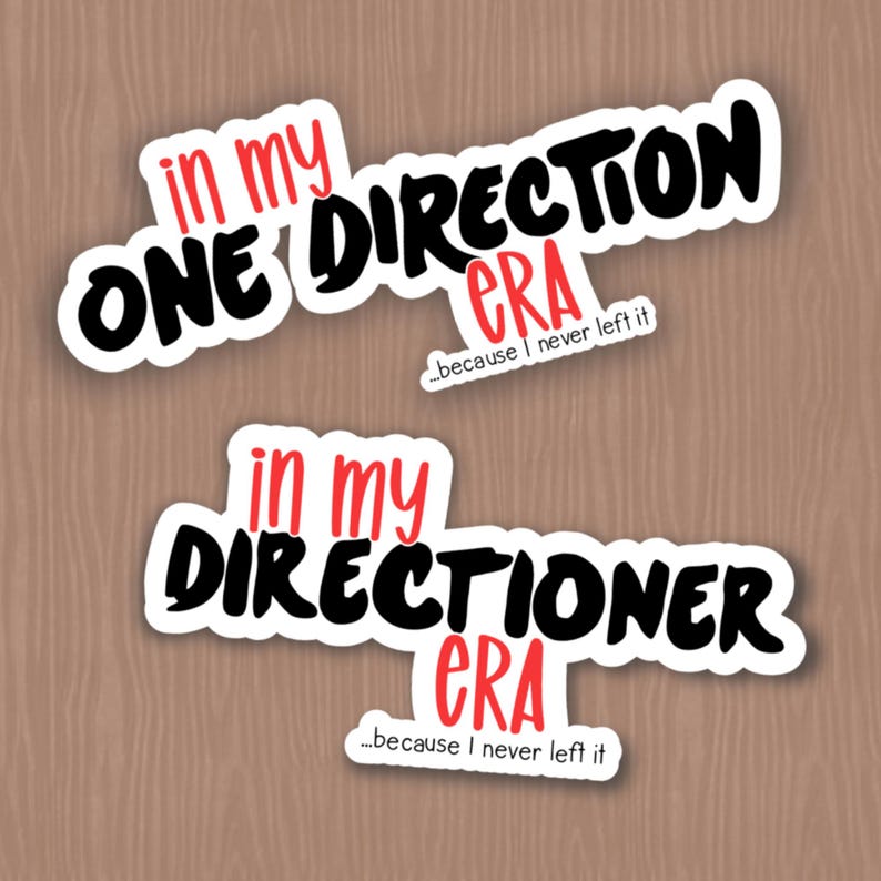 In My Directioner Era Sticker // One Direction // Diecut Sticker ...
