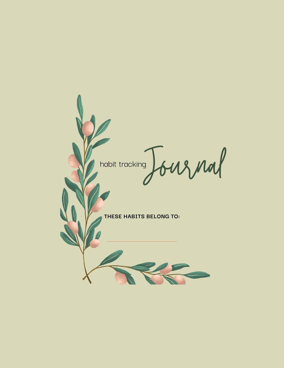 Habit Tracking Journal |to Do List | Habit Tracker | Daily Reflection ...