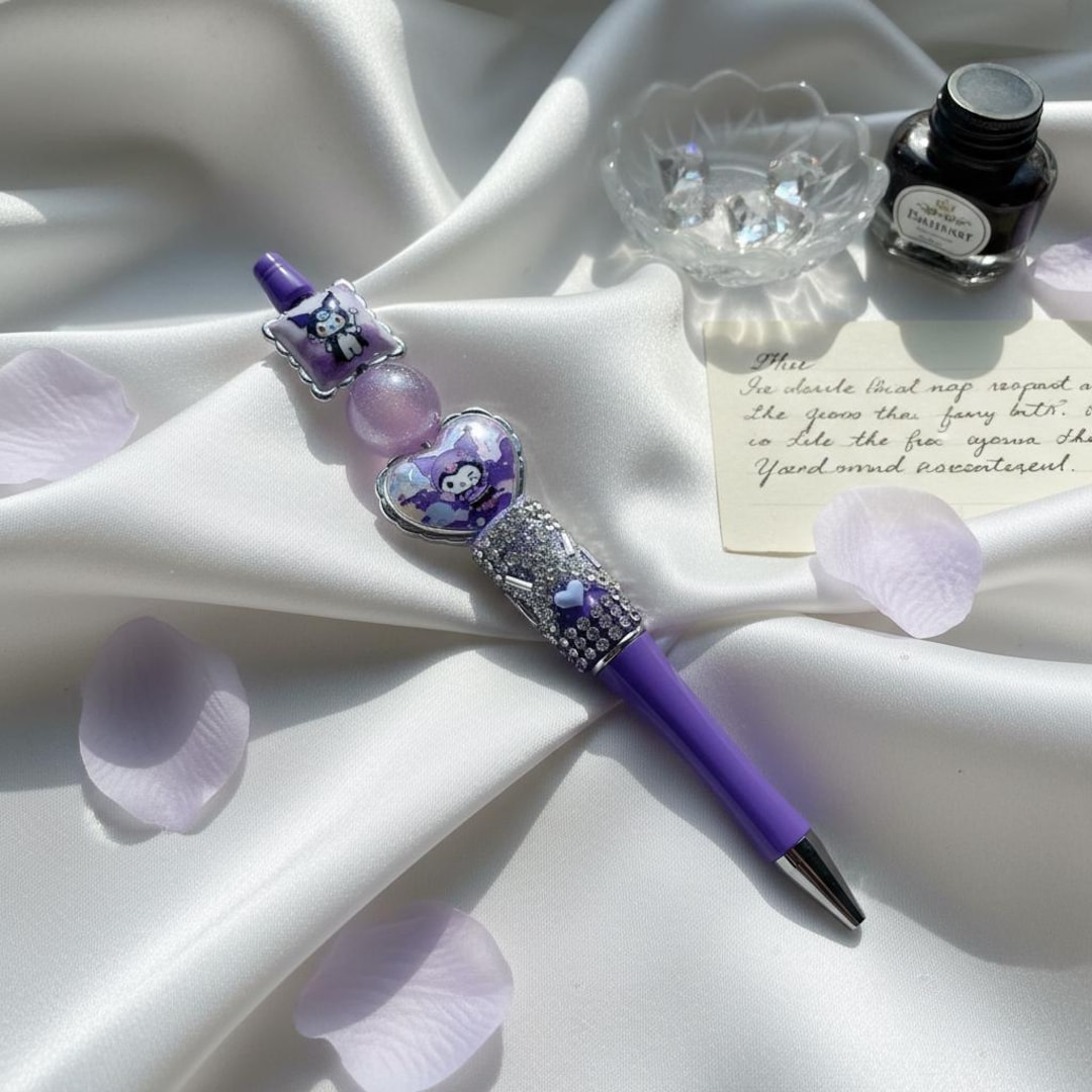 Purple Crystal Karomi Pen - Etsy