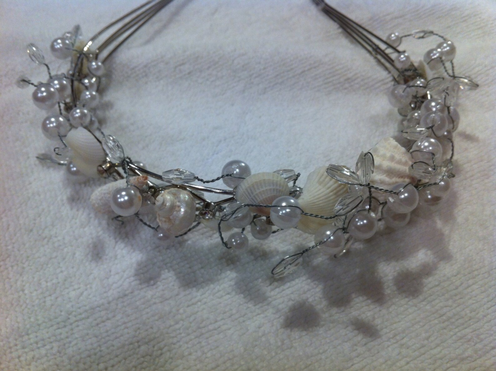 Wedding Seashell Head Band or Crown Accessory Bride Bridesmaid - Etsy