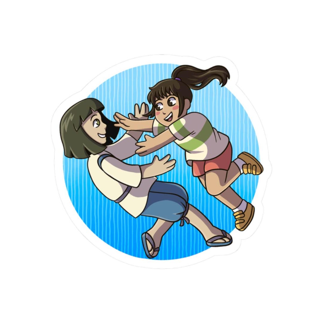 Chihiro & Haku Sticker - Spirited Away - Etsy