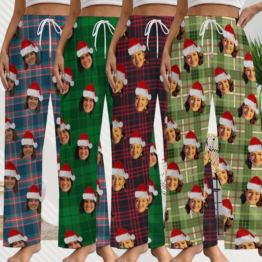 Unique Pajama Pants Photo Print Long Pajama Pants for Women/mens ...