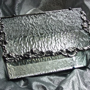 Textured Glass Box - Etsy