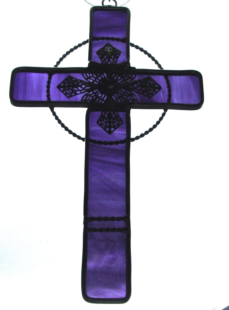 Pure Purple Cross - Etsy