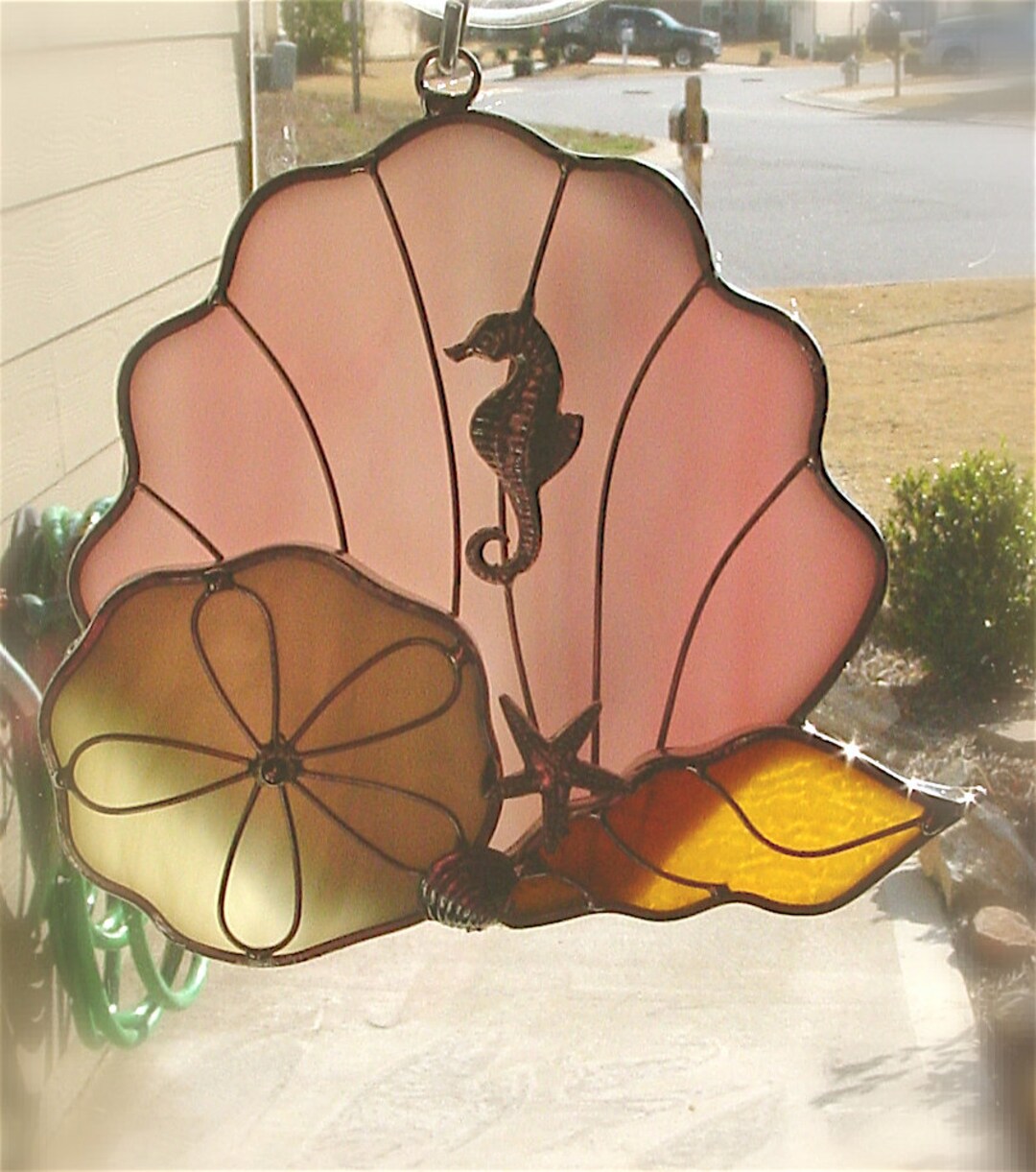 Seashell Sun Catcher - Etsy