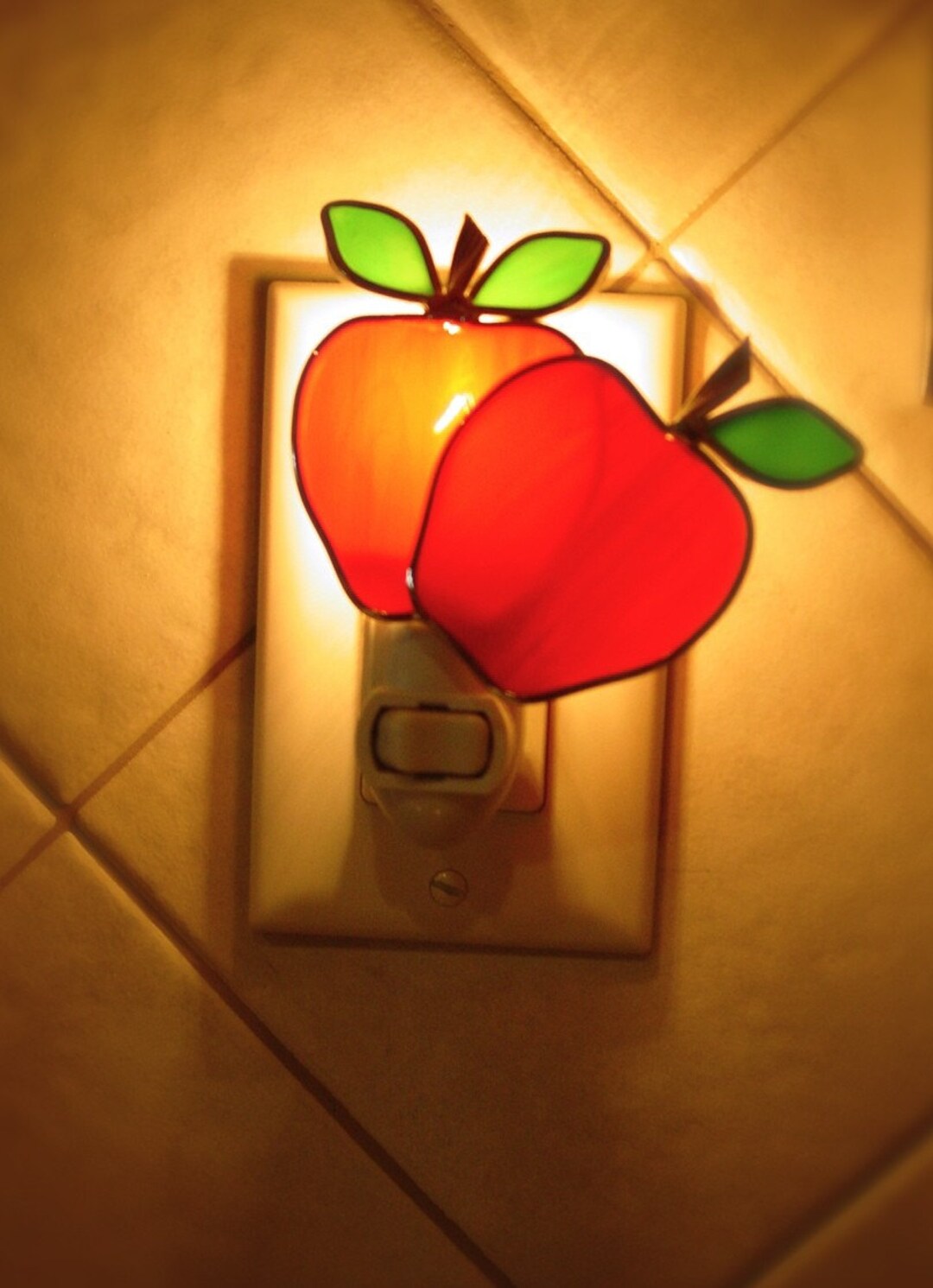 Apple Night Light - Etsy