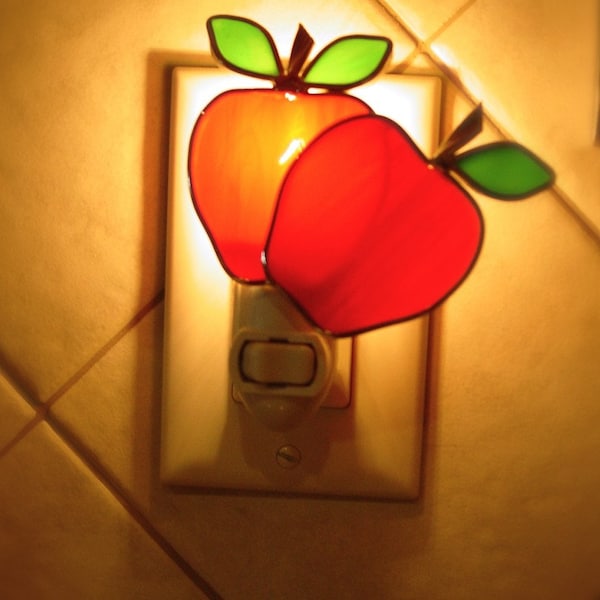 Apple Night Light - Etsy