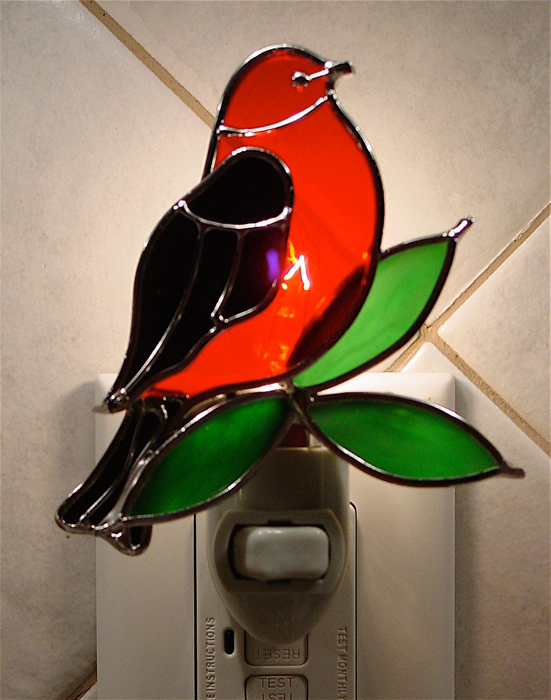 Tanager Bird Night Light: Soft Lighting - Etsy