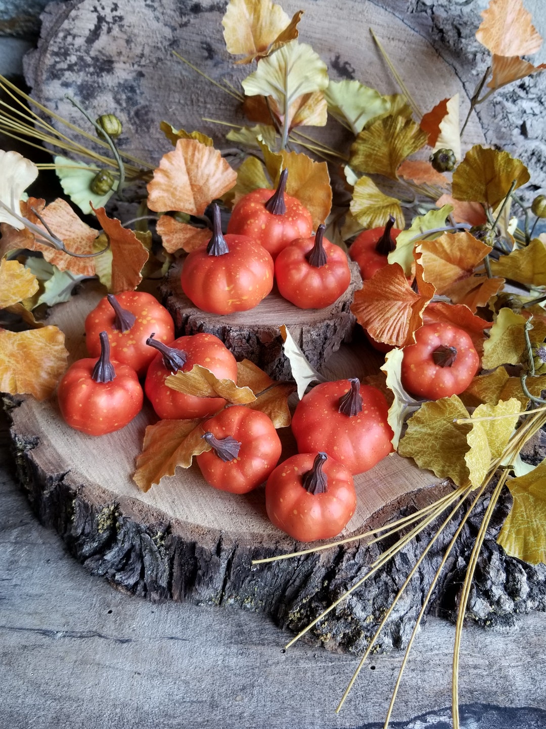 Mini Harvest Pumpkins ~ Boxed Set of of Twenty ~ Harvest, Fall and ...