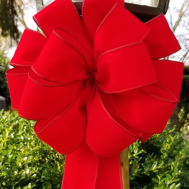 Large Outdoor Christmas Bows - Etsy