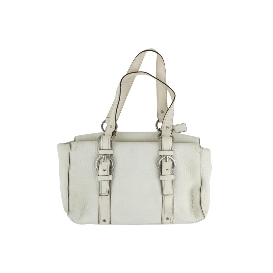 Coach Chalk Pebbled Leather Shoulder Bag Tote F10887 - Etsy