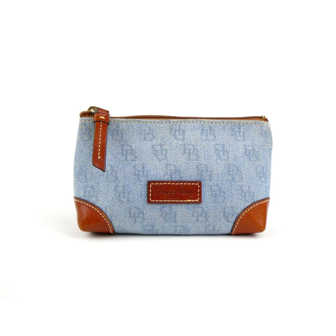Dooney & Bourke Denim Leather Coin Purse Pouch - Etsy