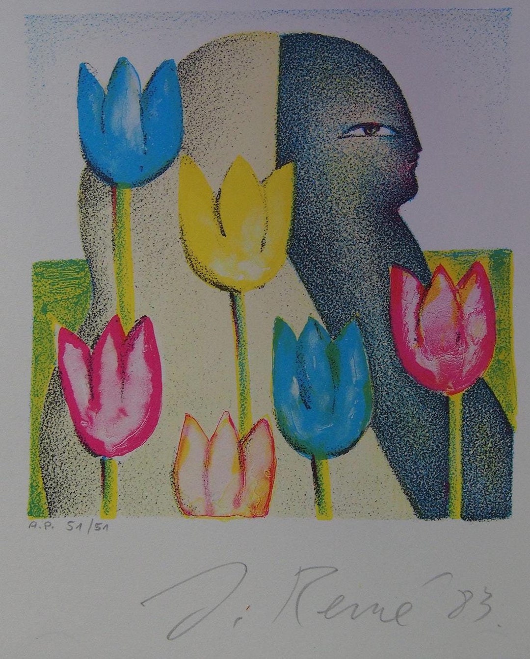 3 HAND Signed Lithographs,lithographs, Art Prints,affordable Prints ...
