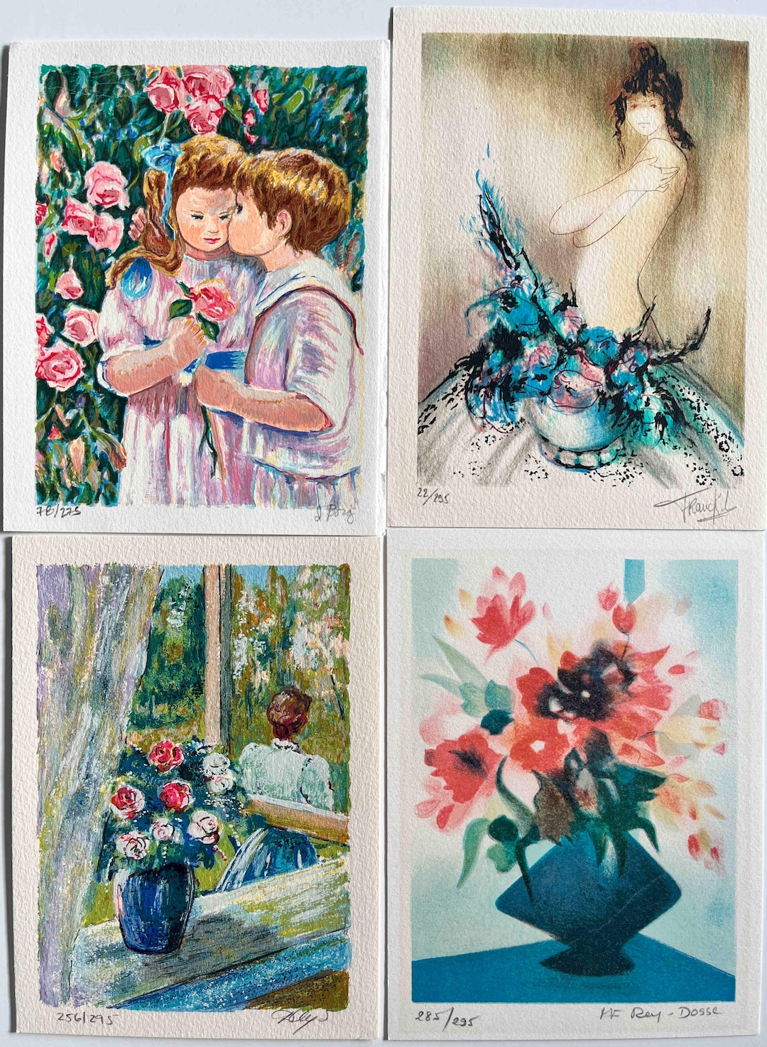 4 X HAND SIGNED Lithographs,lithographs, Art Prints,affordable Prints,original Art,ready to ...