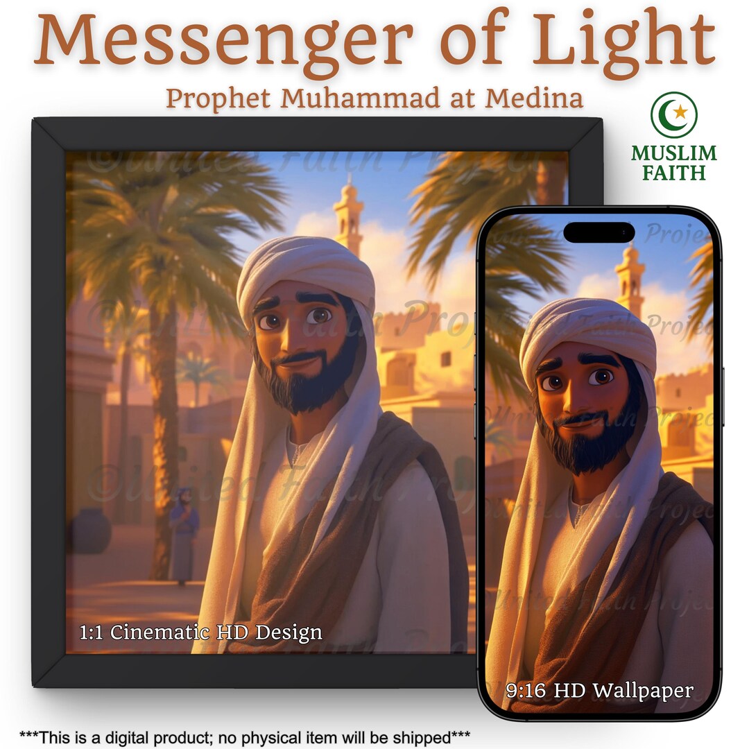 Messenger of Light, Ios & Android Wallpaper Art, Instant Digital ...