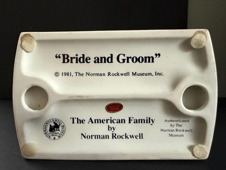 Vintage Norman Rockwell Figurine "bride and Groom" - From 1980 the ...