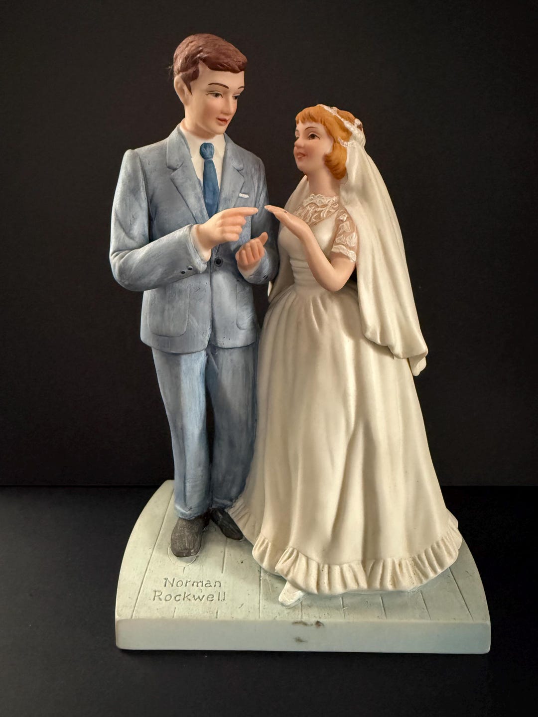 Vintage Norman Rockwell Figurine "bride and Groom" - From 1980 the ...