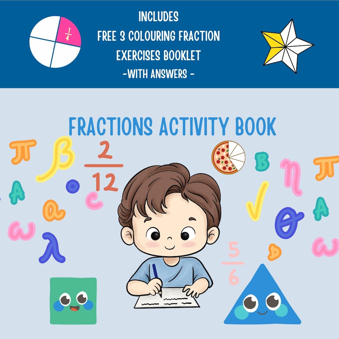 Fun With Fractions: Preschool Activity Book for Early Math Explorers a ...
