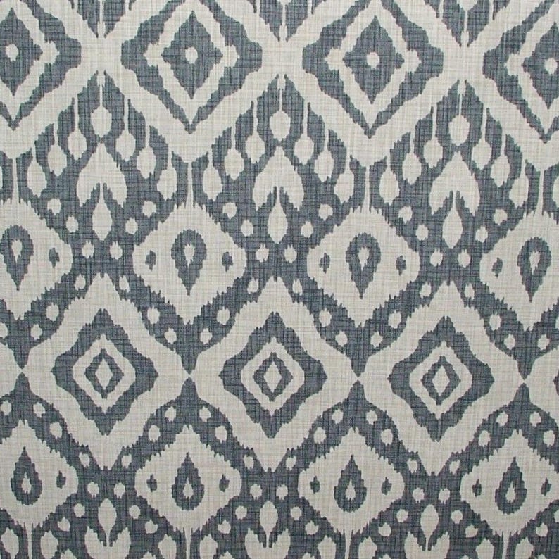 Moroccan Ikat Roman Blind Made to Measure: Green, Pink, Grey, Navy - Etsy
