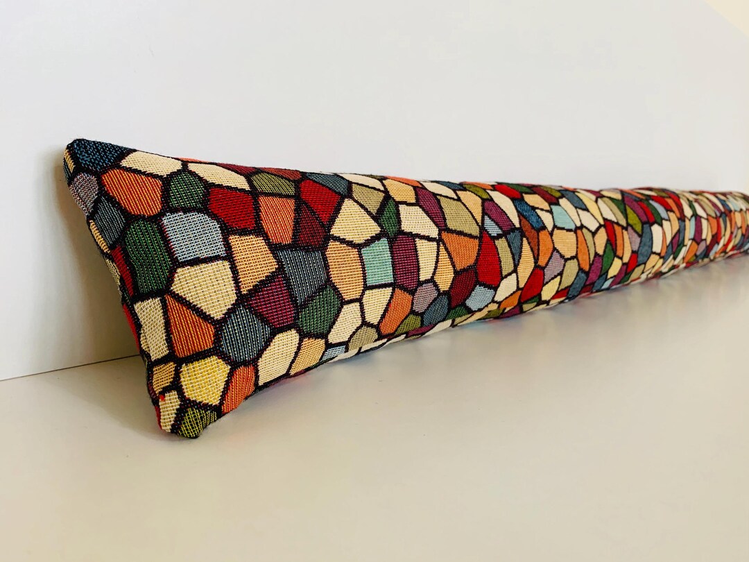 Mosaic Tapestry Heavy Draught Excluder – 70-200cm, Weighted Draft ...