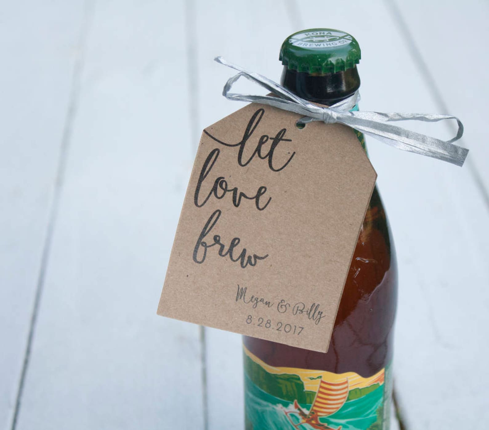 Let Love Brew Custom Tag Wedding Favors Custom Beer Wedding - Etsy