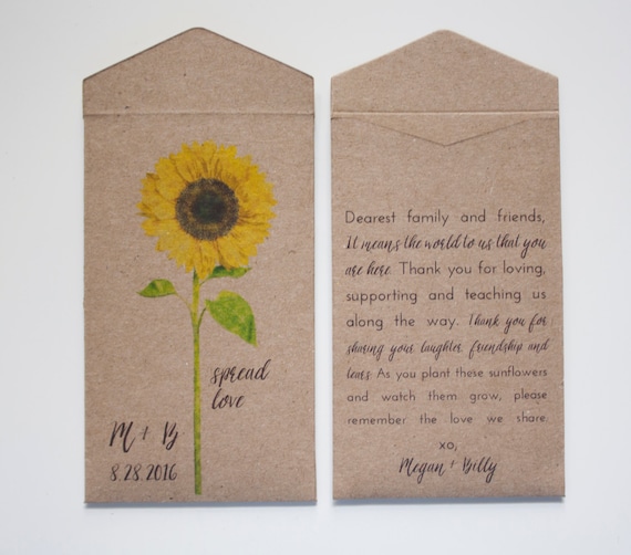 Custom Sunflower Seed Packets Sustainable Gifts For Businesses | Irish