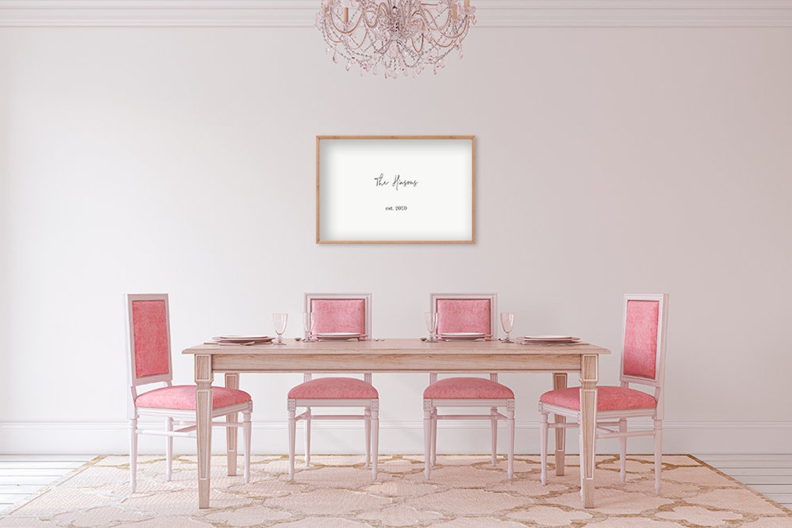 Editable PDF Name Established Sign Printable Last Name Sign - Etsy