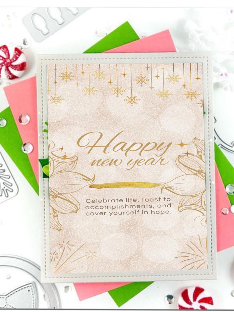 Digital Download | Happynew Year Motivation Bundle | Inspiration Quotes ...