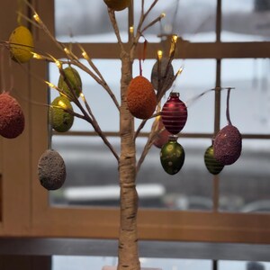 Easter Egg Tree With Custom Laser Engraved Glass Easter Eggs - Etsy