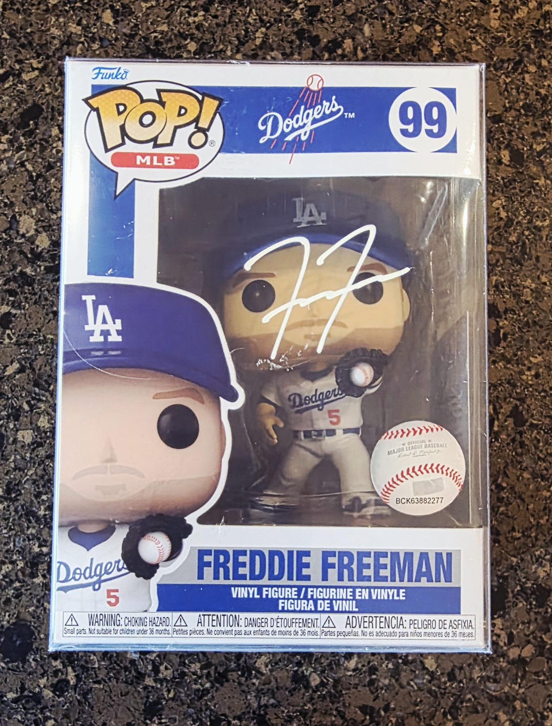 Freddie Freeman Los Angeles Dodgers Signed Funko Pop #99 W COA - Etsy
