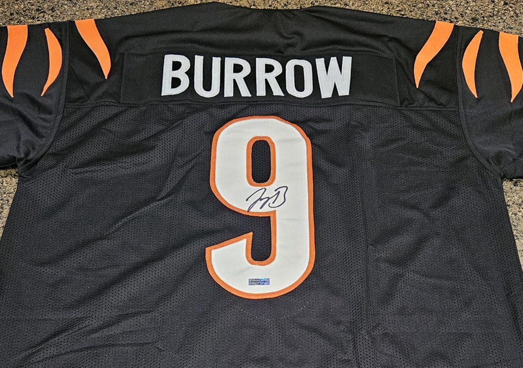 Joe Burrow NFL Signed Autographed Cincinnati Bengals Jersey W Coa - Etsy