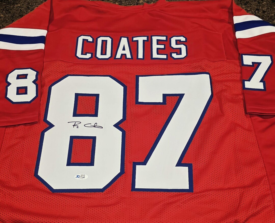 Ben Coates Signed Autographed New England Patriots Jersey W Coa - Etsy