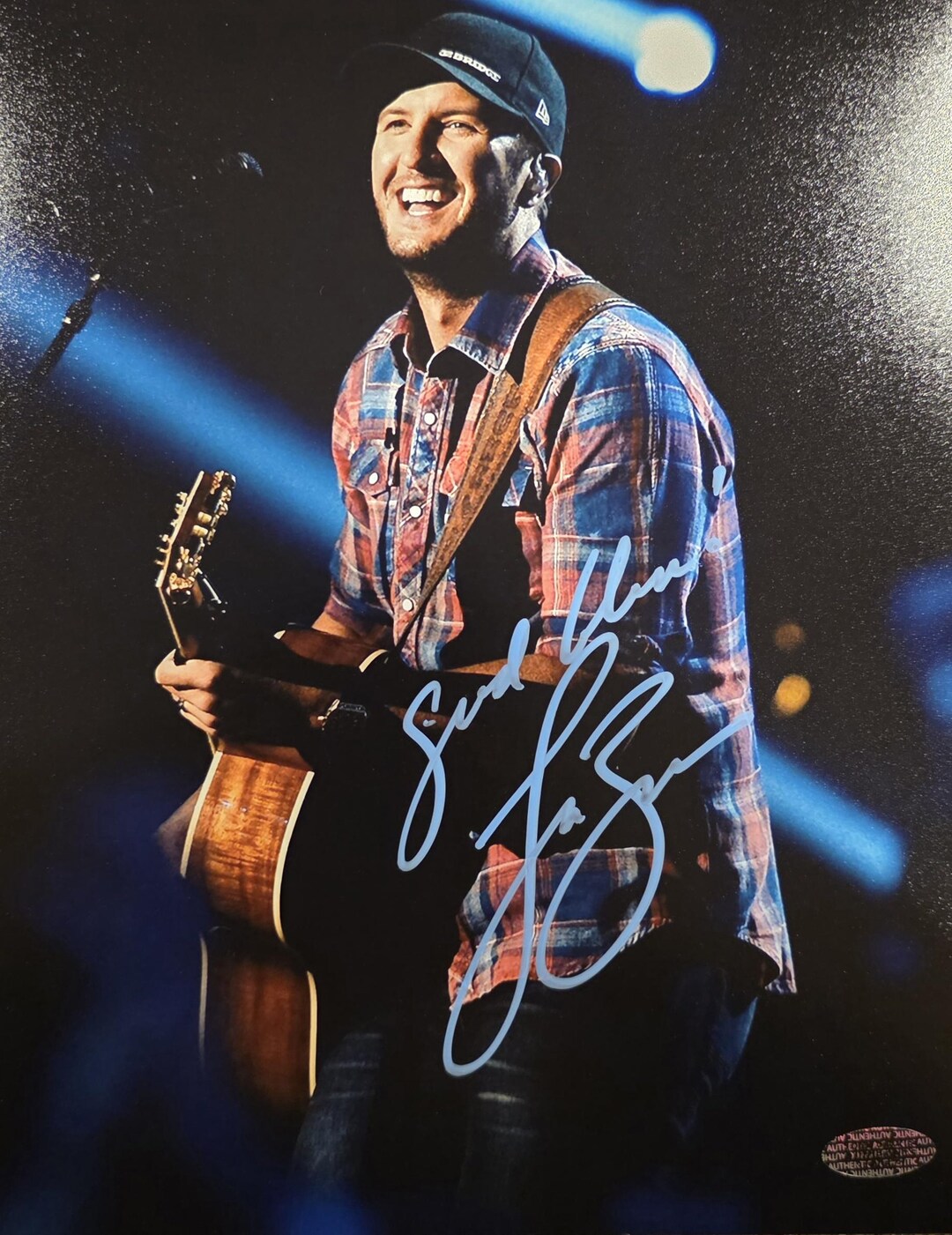 Luke Bryan Musician and Mega Star Singer Signed 8 X 10 Photo W Coa - Etsy