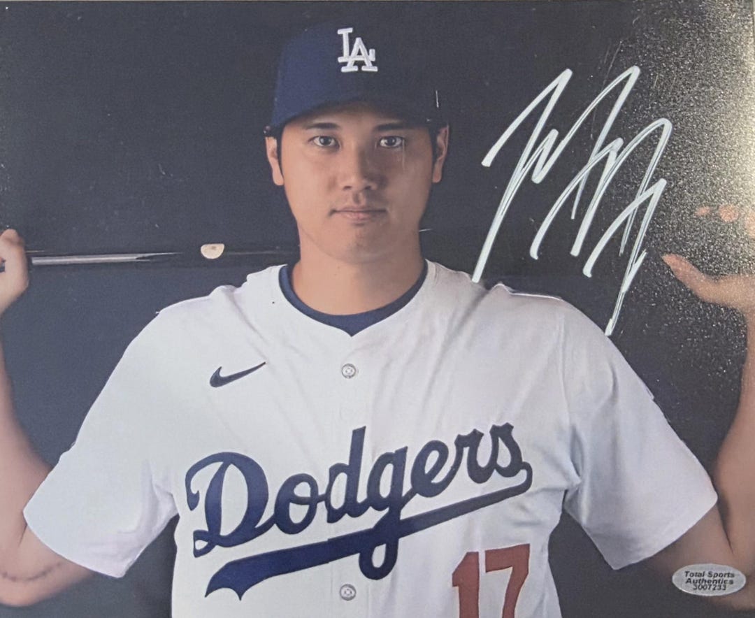 Shohei Ohtani Los Angeles Dodgers Signed 8 X 10 Photo W Coa - Etsy