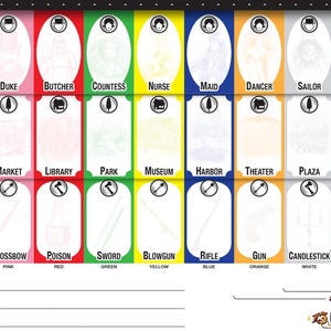 Printable 13 Clues Score Sheet | Out-of-print Game | Instant Digital ...