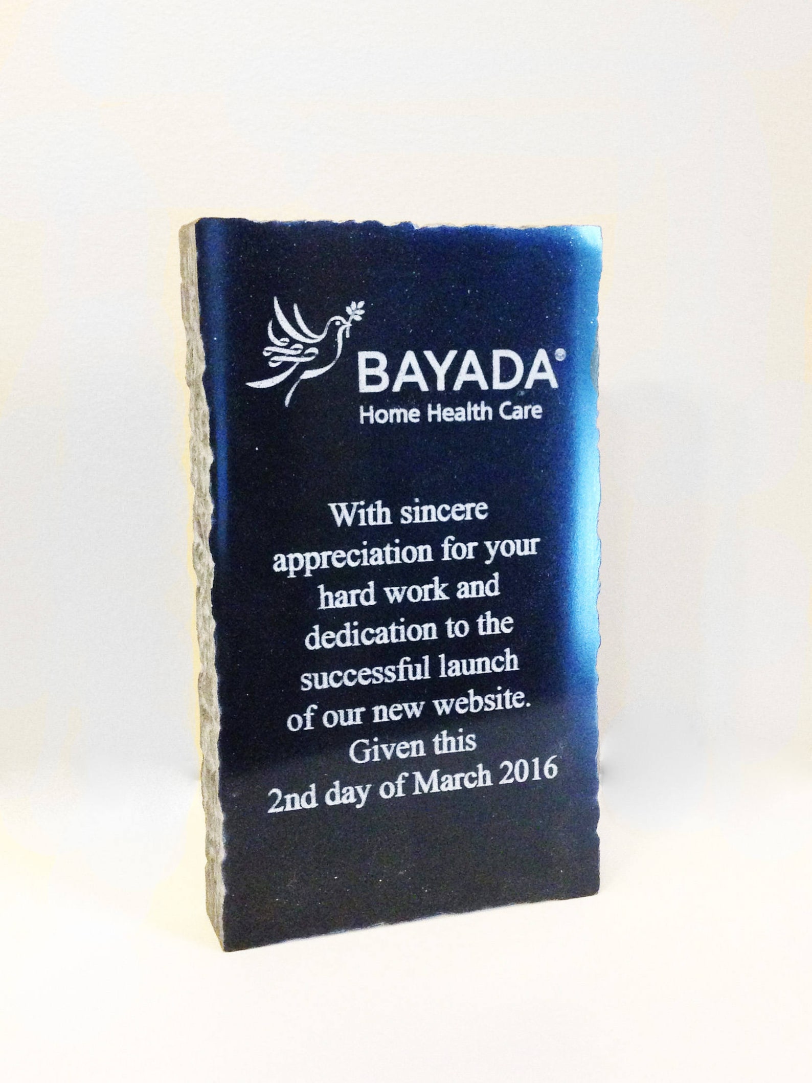 Personalized Black Marble Paperweight - Photo Engraved - Etsy