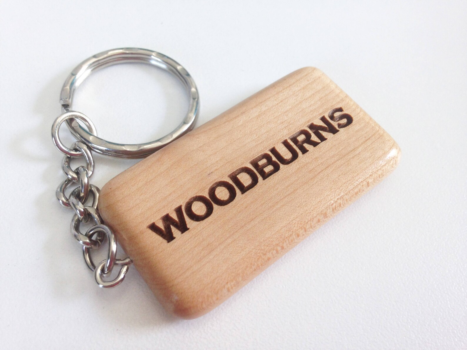 Personalized Wood Keychain Laser Engraved - Etsy
