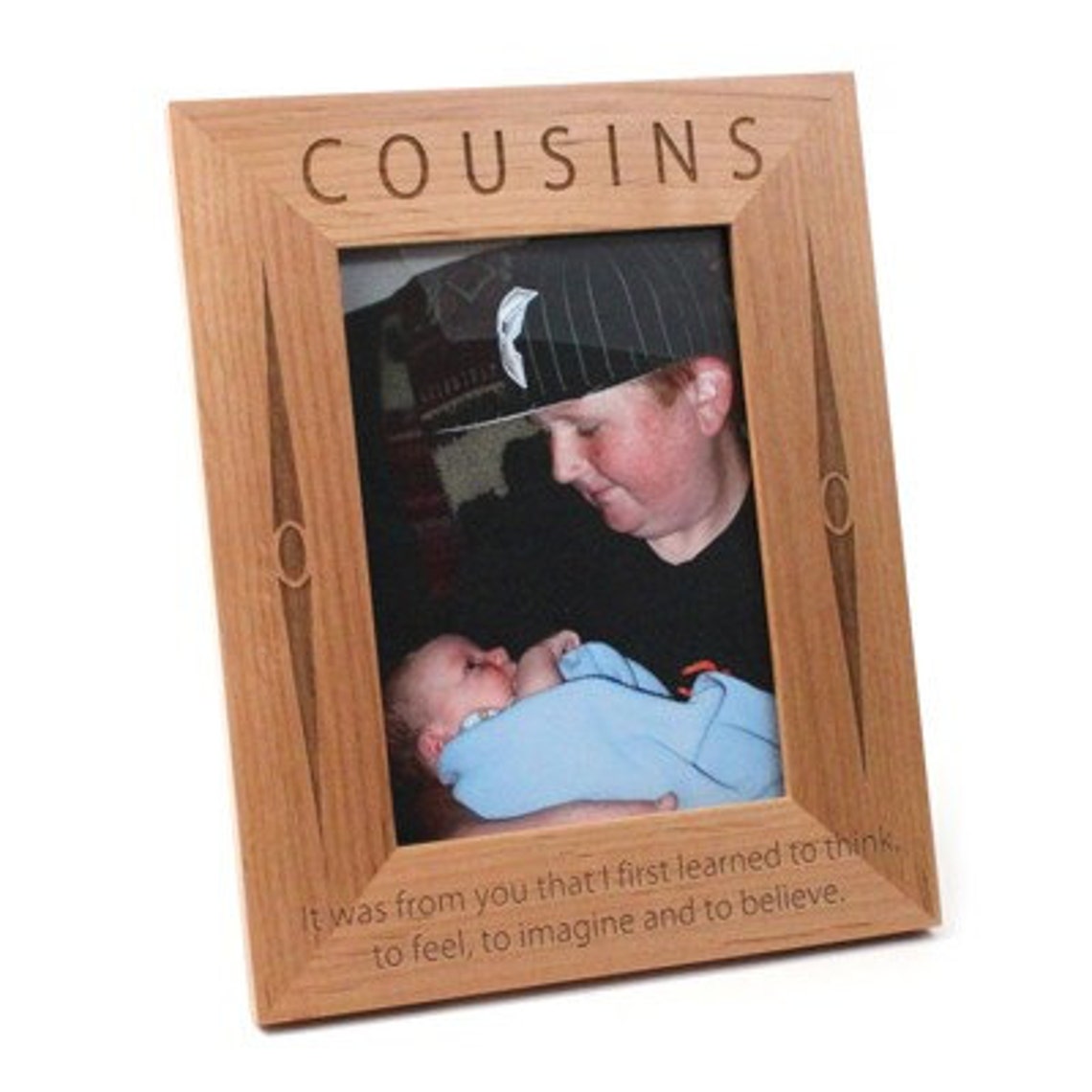 Personalized Photo Frame Laser Engraved Father's Day | Etsy