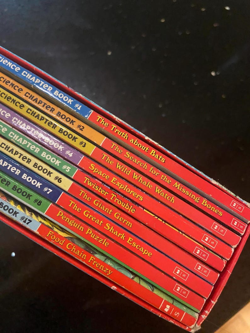 Magic School Bus Chapter Book Boxed Set, Preowned Books 1-8 - Etsy ...