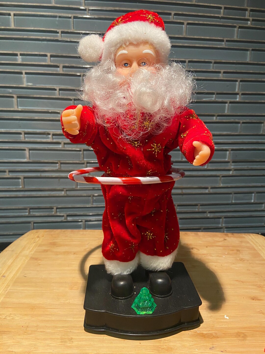 Santa Claus Toy for Kids Battery Operated Santa Plush Doll Christmas ...