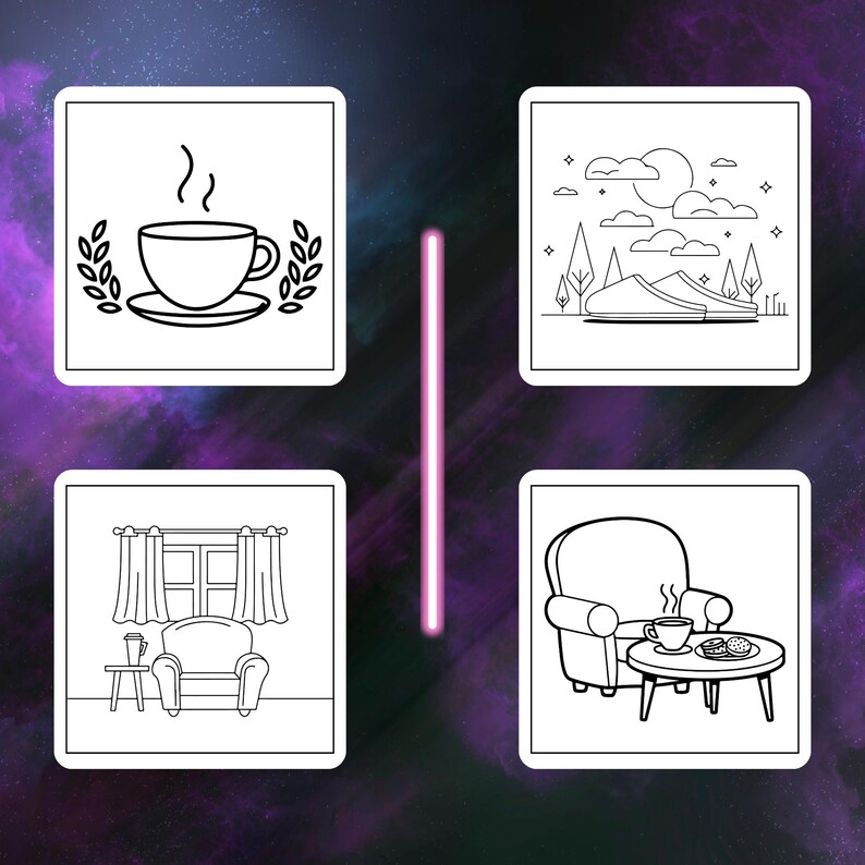 Cozy Comfy Days Coloring Pages Bundle for Kids and Adults | 86 Relaxing ...