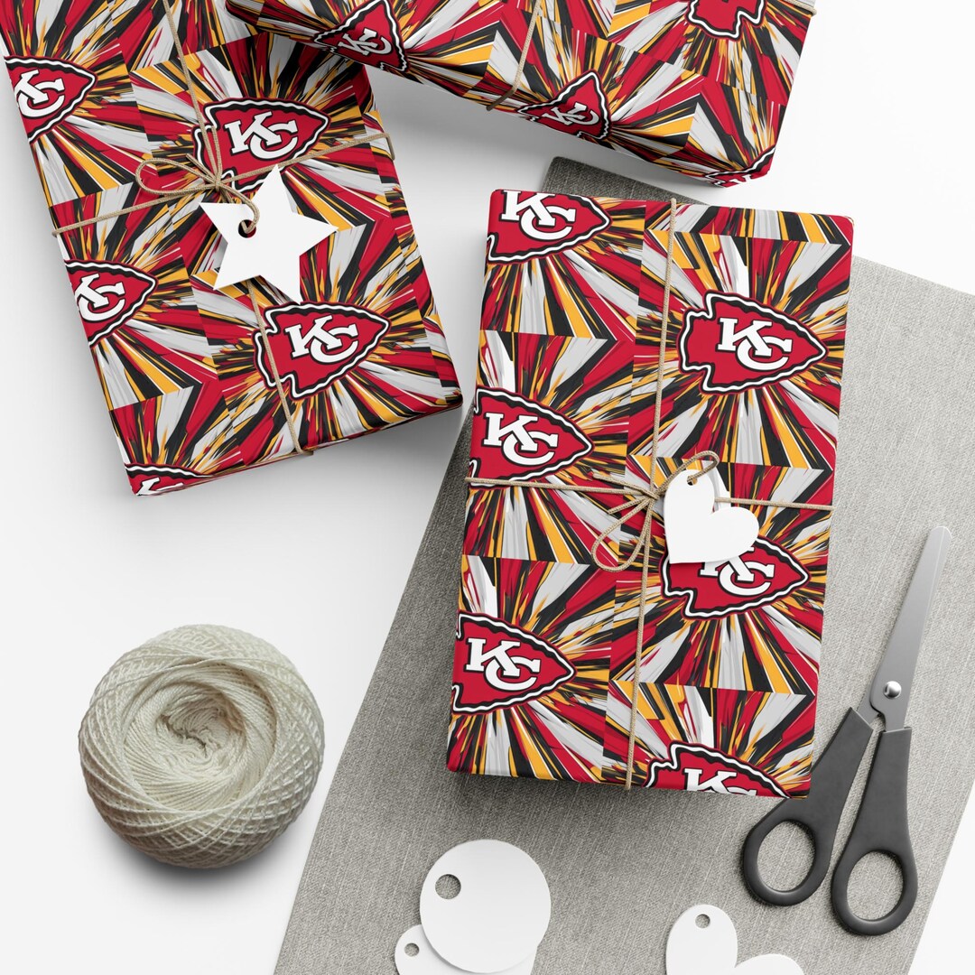Wrapping Paper, Kansas City Chiefs Gift Wrap Papers for Any Occasion ...